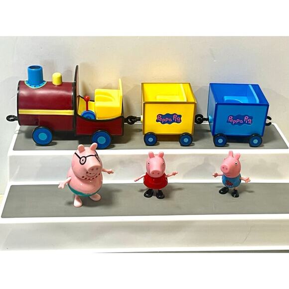 Jazwares | Toys | Peppa Pig Grandpa Pigs Train With 23 Figures Sounds ...
